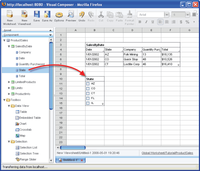 Building a Dashboard Viewsheet | InetSoft Product How-To Building a Dashboard Viewsheet | InetSoft Product How-To
