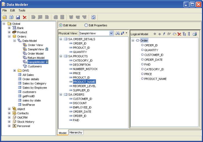 Data Modeling With Multiple Data Source Types Inetsoft Technology 9506